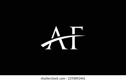 Af Font Logo Vector Design New Stock Vector (Royalty Free) 2193892441 ...
