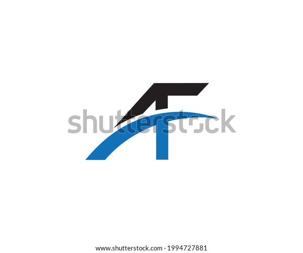 Af Letter Logo Design Creative Modern Stock Vector (Royalty Free ...