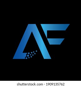 Ak Letter Tech Logo Design Stock Vector (Royalty Free) 1909135774 ...