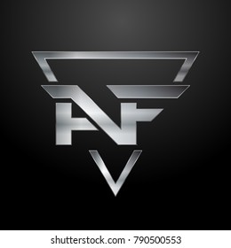 Af Logo Monogram Metal Stock Vector (Royalty Free) 790500553 | Shutterstock