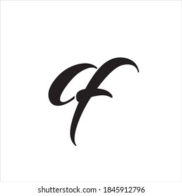 Af Text Logo Design Letter Design Stock Vector (Royalty Free ...