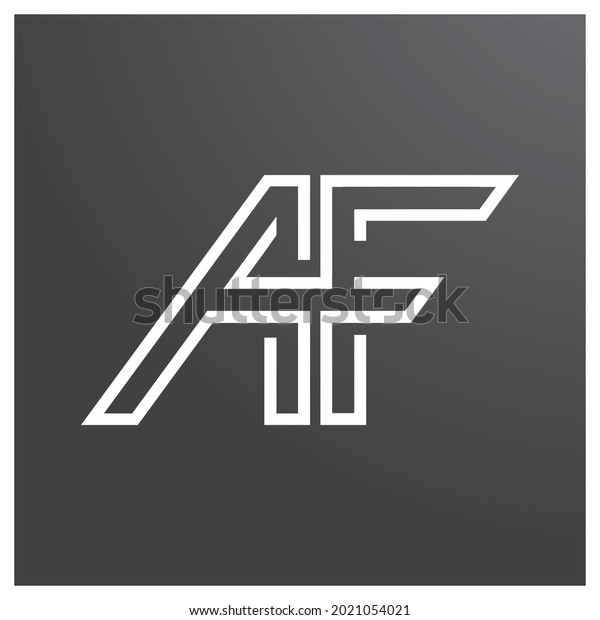 Af Vector Typography Sports Logo Design: เวกเตอร์สต็อก (ปลอดค่า ...