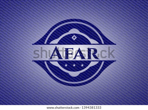Afar Emblem Jean Texture Vector Illustration Stock Vector (Royalty Free ...