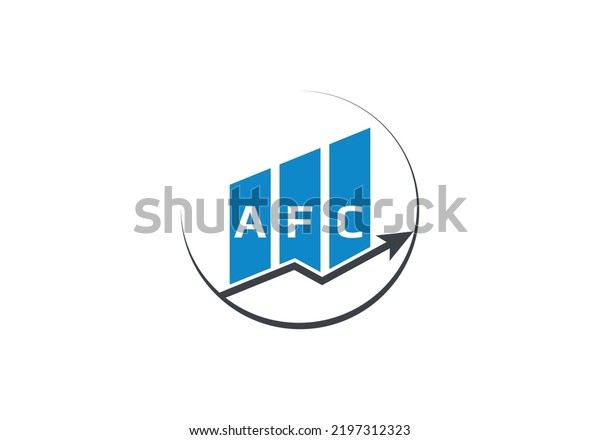 Afc Growth Arrow Analytics Initial Monogram Stock Vector (Royalty Free ...