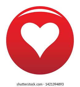 Affectionate Heart Icon Simple Illustration Affectionate Stock Vector ...