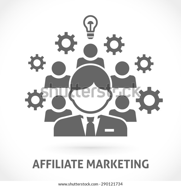 Affiliate Marketing Vector Illustration Affiliate Network Stock Vector ...