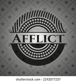 Afflict Black Emblem Vector Illustration Detailed Stock Vector (Royalty ...