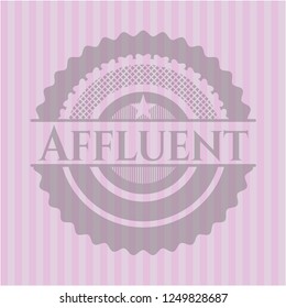 Affluent Badge Pink Background Stock Vector (Royalty Free) 1249828687 ...