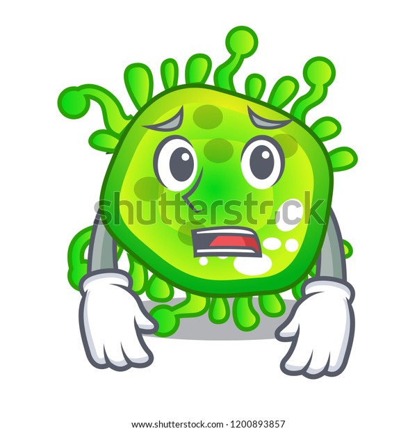 Afraid Cartoon Microbes On Humans Hand Stock Vector (Royalty Free ...