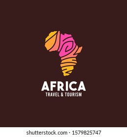 Africa Logo Design Vector Template Stock Vector (Royalty Free ...