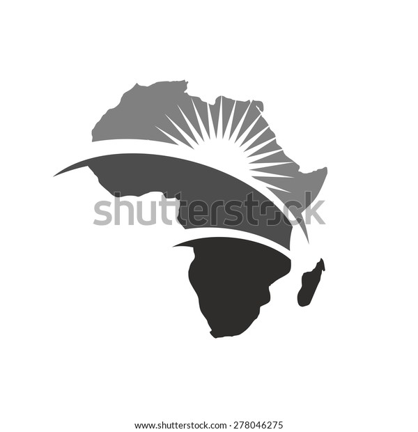 Africa Map Logo Template Stock Vector (Royalty Free) 278046275