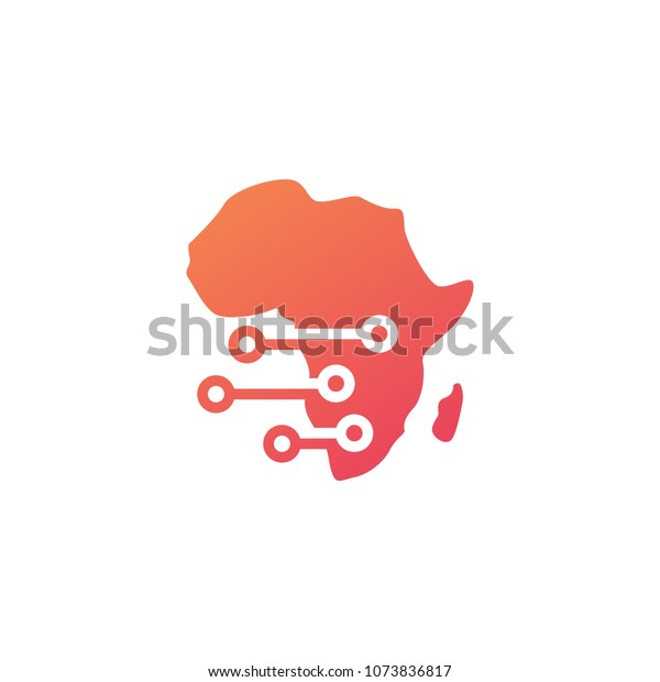 Africa Tech Logo Vector Icon Stock Vector (Royalty Free) 1073836817 ...