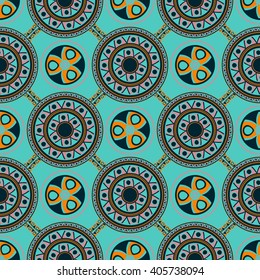 Africa Triangle Geometric Patterns Shevron Exotic Stock Vector (Royalty ...