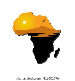 Africa Vector Stock Vector (Royalty Free) 416801776 | Shutterstock