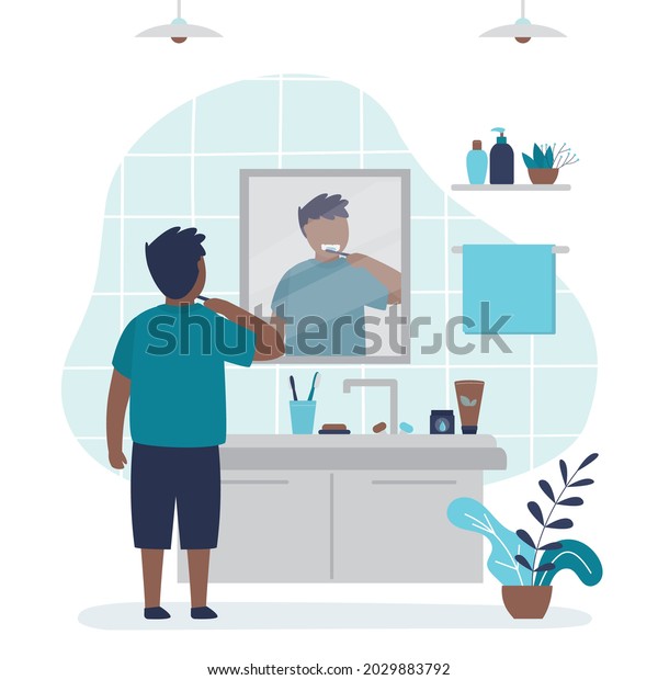 5 Daily routine black teen boy 图片、库存照片和矢量图 | Shutterstock