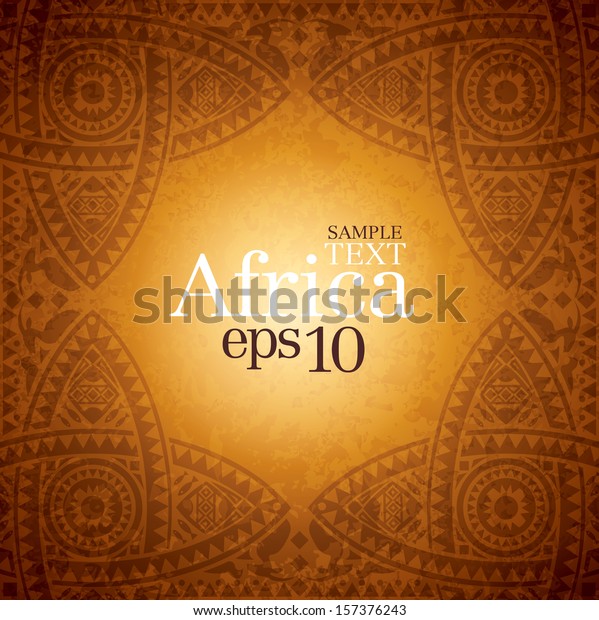 Modèle de création de fond africain : image vectorielle de stock (libre ...