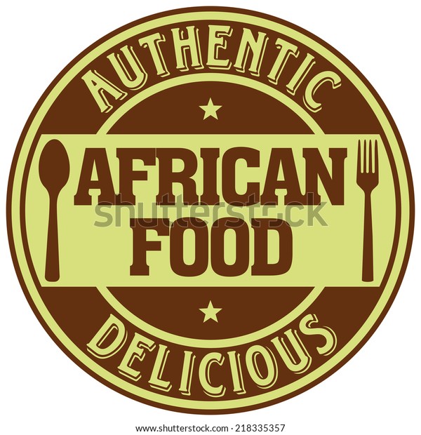 African Food Label: เวกเตอร์สต็อก (ปลอดค่าลิขสิทธิ์) 218335357 ...