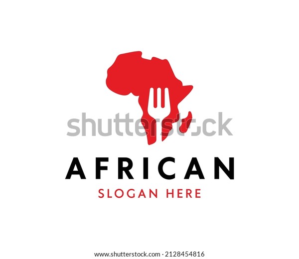 African Food Logo Map 库存矢量图（免版税）2128454816 | Shutterstock