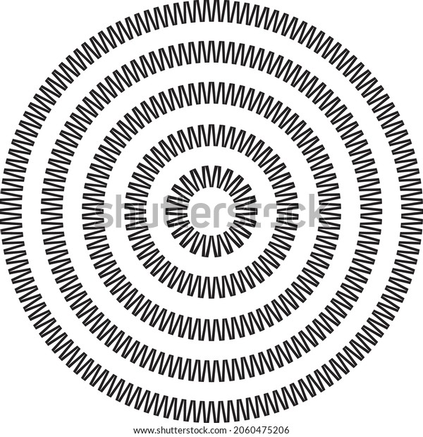 African Mexican Aztec Round Circular Border Stock Vector (Royalty Free ...