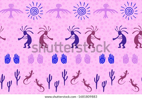 African Musician Flute Player Vector Ethnic Stock Vector (Royalty Free ...