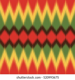 Nias Tribal Cloth Pattern Red Yellow Stock Illustration 1856665135