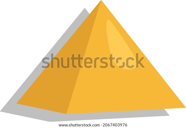 African Pyramid Illustration Vector On White Stock Vector (Royalty Free ...