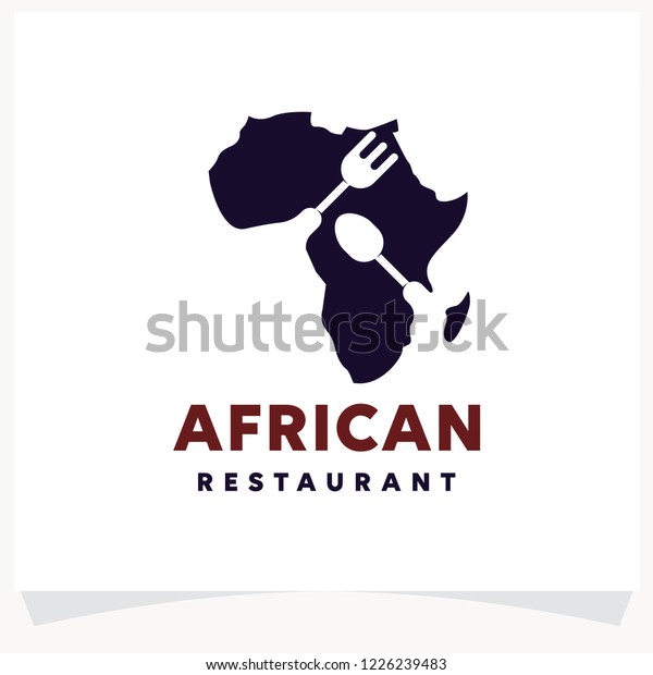 Stock vektor „African Restaurant Logo Design Template“ (bez autorských ...