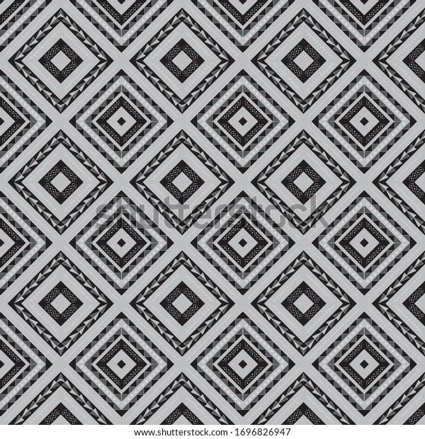 African Style Inspired Geometric Pattern Stock Vector (Royalty Free ...