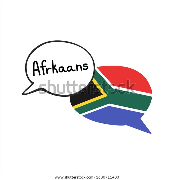 Afrikaans Language Vector Illustration Two Doodle 库存矢量图（免版税）1630711483 ...