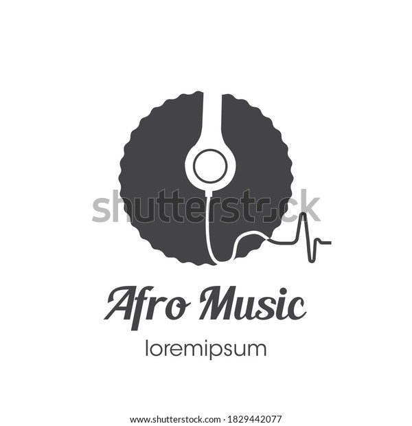 Afro Music Logo Symbol Icon Template Stock Vector (Royalty Free ...