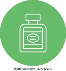 After Shave Line Circle Icon Vector Stock Vector (Royalty Free ...