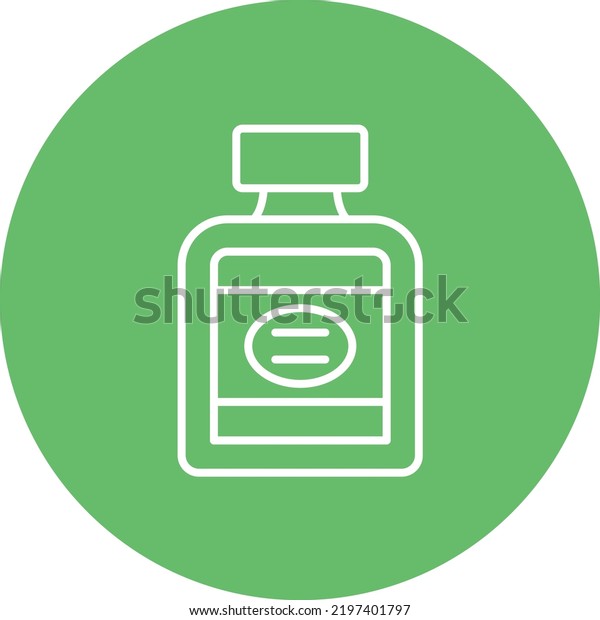 After Shave Line Circle Icon Vector Stock Vector (Royalty Free ...