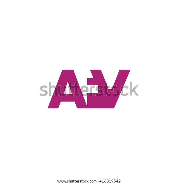 Afv Logo Vector Graphic Branding Letter Stock Vector (Royalty Free ...