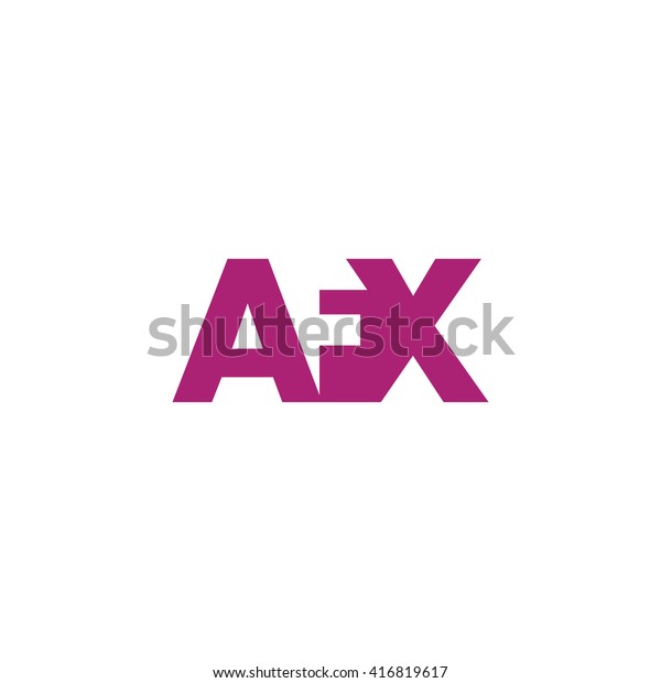 Afx Logo Vector Graphic Branding Letter Stock Vector (Royalty Free ...