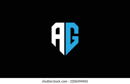Ag Letter Design Logo Logotype Icon Stock Vector (Royalty Free ...
