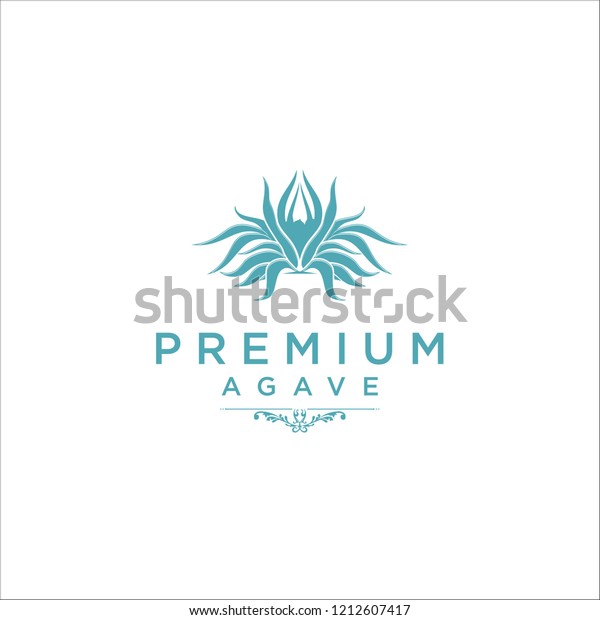 Agave Logo Design Inspiration Stock Vector (Royalty Free) 1212607417 ...
