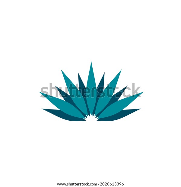 Agave Vector Icon Plantleaf Symbol Flat Stock Vector (Royalty Free ...