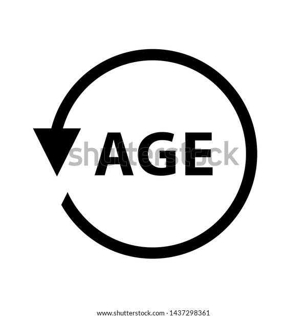 Age Vector Icon Age Symbol Illustration Stock Vector (Royalty Free ...