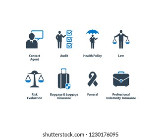 Agent Audit Management Web Pictogram Design Stock Vector (Royalty Free ...