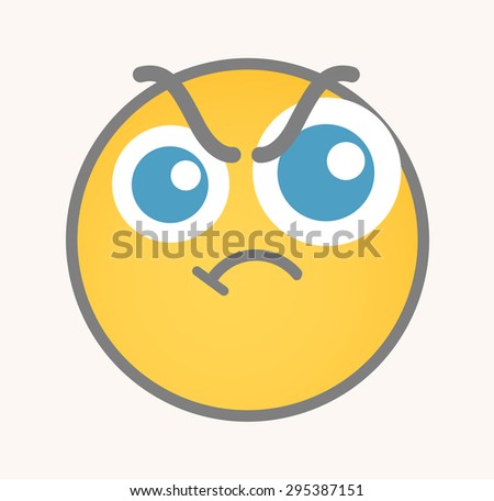 Aggression Cartoon Smiley Vector Face Stock Vector (Royalty Free ...