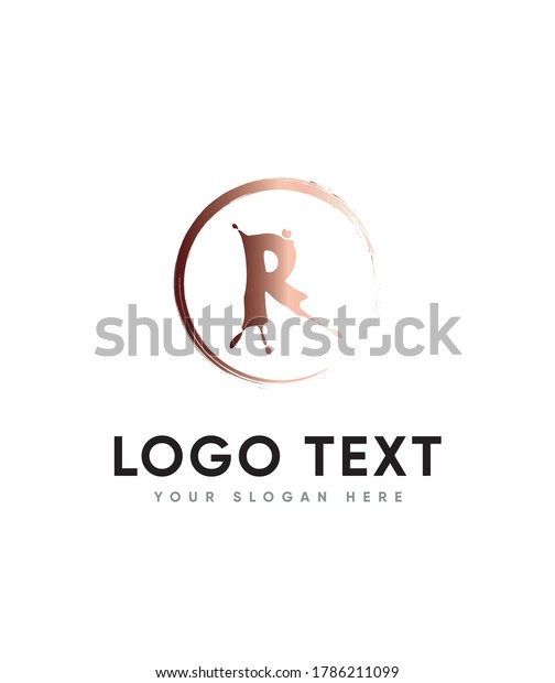 Aggressive Display Letter Type R Logo: เวกเตอร์สต็อก (ปลอดค่าลิขสิทธิ์ ...
