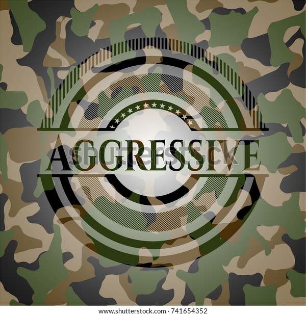 Aggressive On Camo Texture Stock Vector (Royalty Free) 741654352 ...