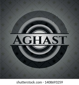 Aghast Black Emblem Vector Illustration Detailed Stock Vector (Royalty ...