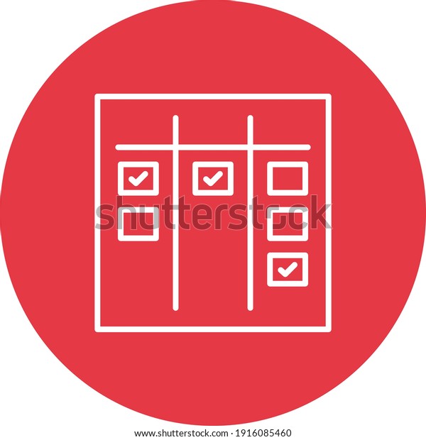Vektor Stok Agile Board Iteration Scrum Tasks Completed (Tanpa Royalti ...
