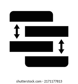 Agile Prioritize Priority Icon Black Vector Stock Vector (Royalty Free ...