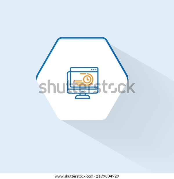 Agile Service Management Icon Vector Design Stock Vector (Royalty Free ...