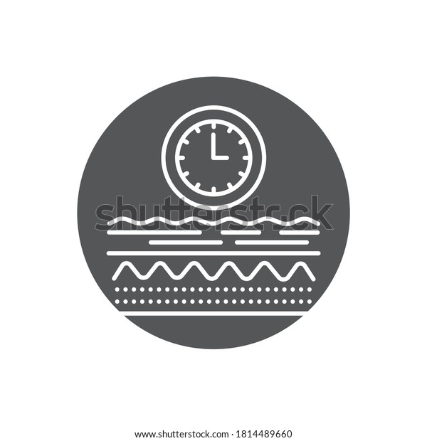 Aging Process Glyph Black Icon Appearance Stock Vector (Royalty Free ...