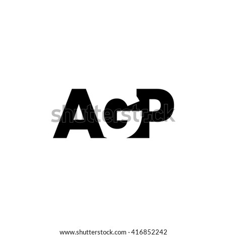AGP Logo Vector Graphic Branding Letter Stock Vector (Royalty Free ...