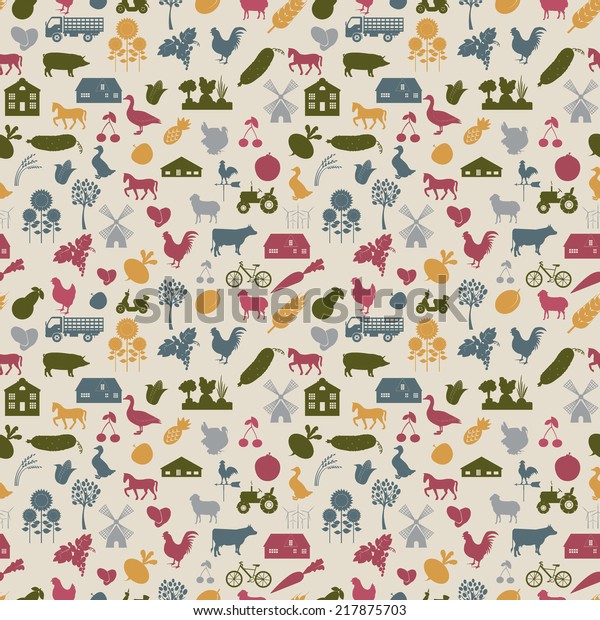 Agriculture Background Vector Illustration Stock Vector (Royalty Free ...
