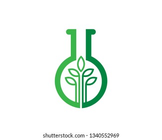 Green Lab Logo Template Vector Icon Stock Vector (Royalty Free ...